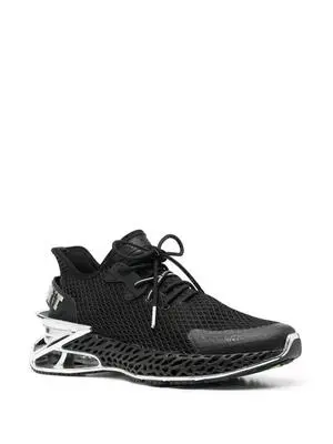 PLEIN SPORT Thunder Force Lace-up Sneakers - Black