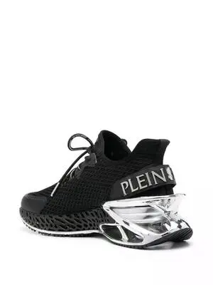 PLEIN SPORT Thunder Force Lace-up Sneakers - Black