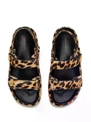Tory Burch Kira Leopard Print Platform Sandals