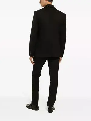 Dolce & Gabbana Rhinestone-embellished Single-breasted Blazer