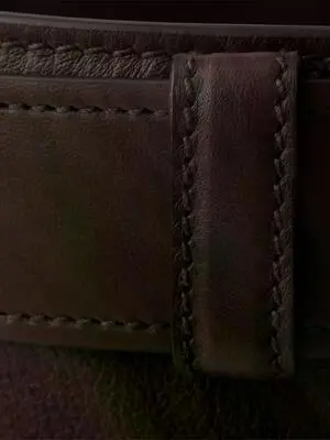 Prada Bucket Bag With Belt Embellishment - Brown