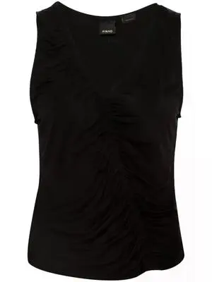 Pinko Gathered Sleeveless Tank Top