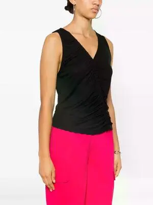 Pinko Gathered Sleeveless Tank Top