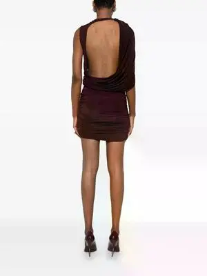 Magda Butrym Asymmetric Draped Mini Dress