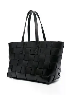 Dragon Diffusion Woven Leather Tote Bag