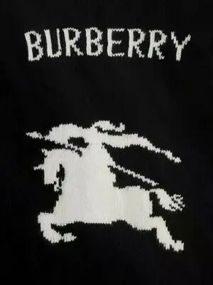 Burberry Knight Wool-cashmere Blend Sweater - Black
