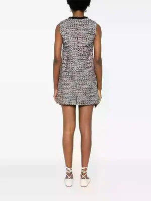 SELF-PORTRAIT Paillette-embellished Bouclé Dress