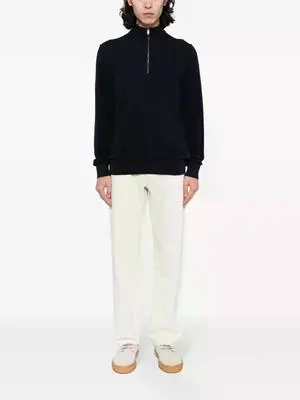 BOSS Zip-up Cotton Jumper