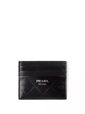 Prada Logo-print Cardholder - Black
