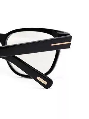TOM FORD Round-frame Glasses - Black