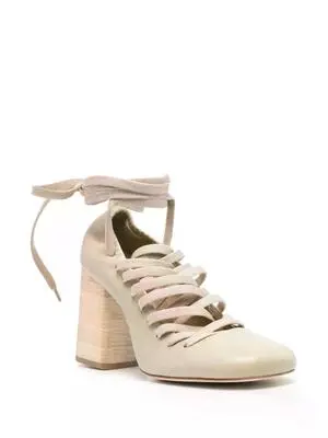 LEMAIRE 90mm Lace-up Pumps