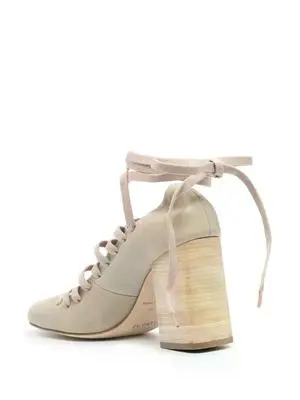 LEMAIRE 90mm Lace-up Pumps