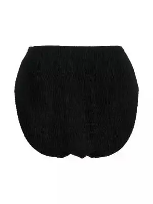 TOTEME Smocked High-waisted Bikini Bottoms