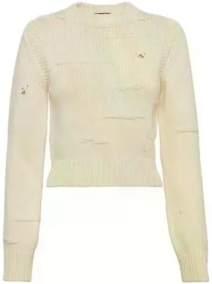 Dsquared2 Ripped-detailing Knitted Jumper