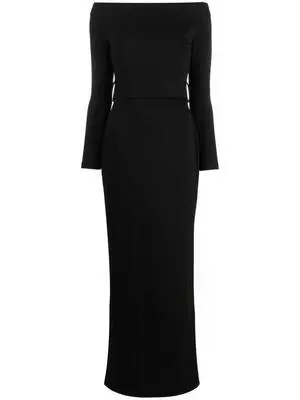 Solace London Off-shoulder Long Dress