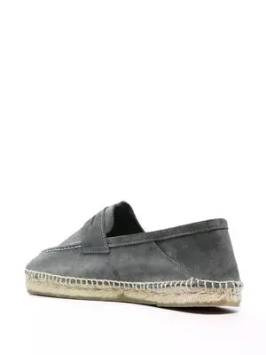 Manebí Hamptons Suede And Raffia Loafers