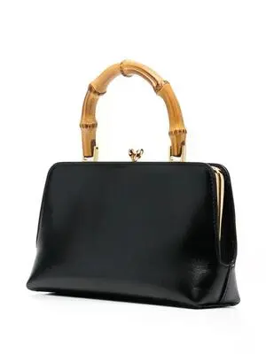 JIL SANDER Goji Bamboo-handle Mini Bag - Black