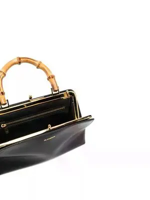 JIL SANDER Goji Bamboo-handle Mini Bag - Black