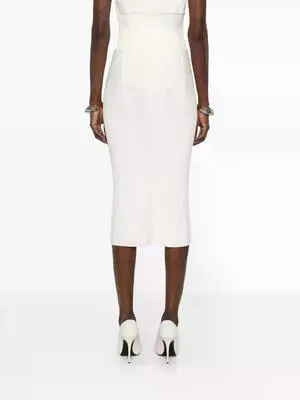 MUGLER Boning-detail Midi Skirt