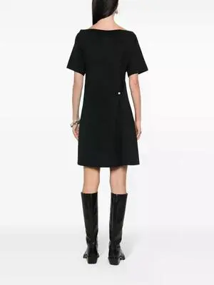 COURREGES Asymmetric Mini Dress - Black