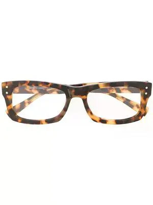 EPOS Tortoiseshell-effect Rectangular-frame Glasses - Brown