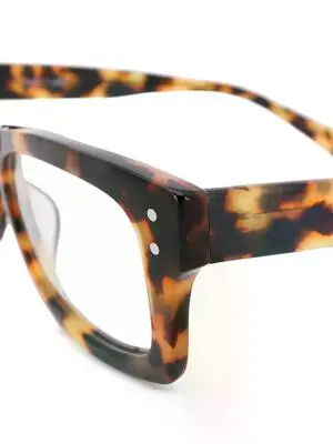 EPOS Tortoiseshell-effect Rectangular-frame Glasses