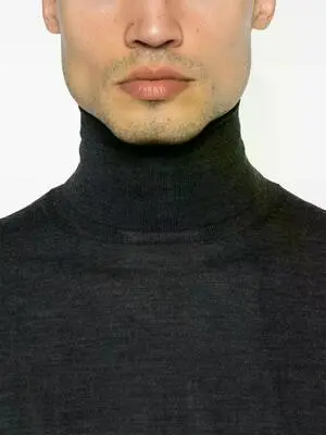 KANGRA Fine-knit Sweater - Grey