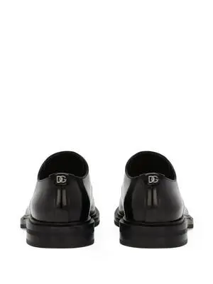 Dolce & Gabbana Interlocking Dg Plaque Derby Shoes
