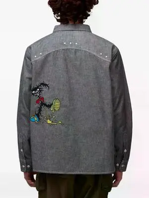 BRAIN DEAD Embroidered Shirt