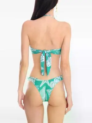 AMIR SLAMA X Jade Picon Shell-print Bikini