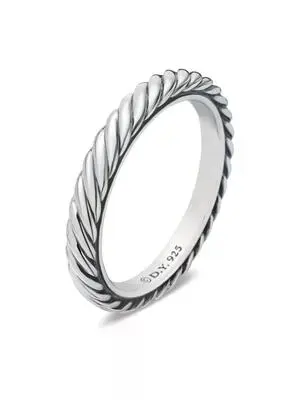 David Yurman Sterling Cable Collectibles Stack Ring