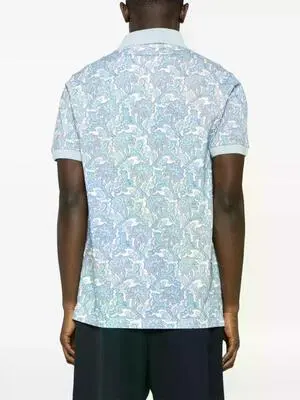 Etro Paisley Polo Shirt - Blue