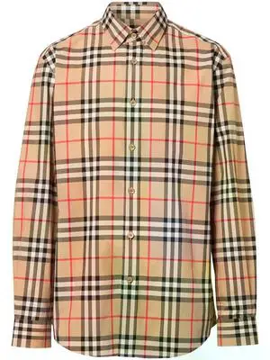 Burberry Check Cotton Poplin Shirt