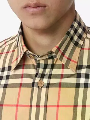 Burberry Check Cotton Poplin Shirt