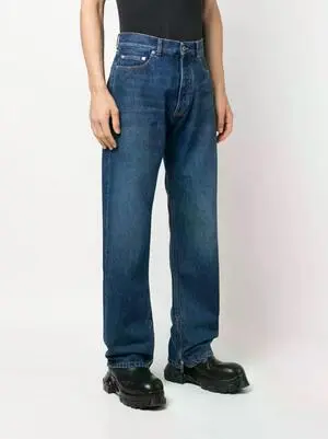 Off-White Skate Zip-detail Jeans - Blue
