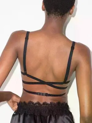 Dolce & Gabbana Lace-detailing Satin Bra