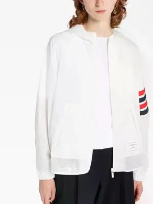 Thom Browne 4-bar Stripe Jacket - White