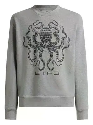 Etro Logo-print Sweatshirt - Grey