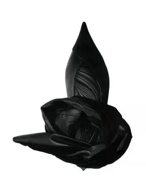 MUGLER Leather Knot Mules