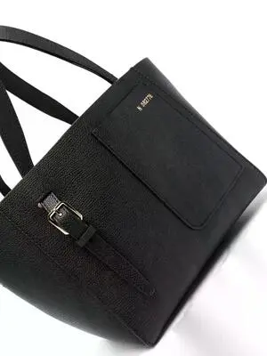 VALEXTRA Soft Bucket Micro Leather Tote Bag