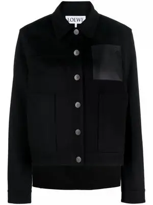 Loewe Anagram Debossed Shirt Jacket