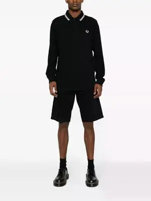 Fred Perry Logo-embroidered Cotton Polo Shirt
