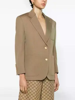 Gucci Horsebit-detail Single-breasted Blazer