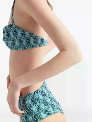 Prada Checked Bikini Bottom