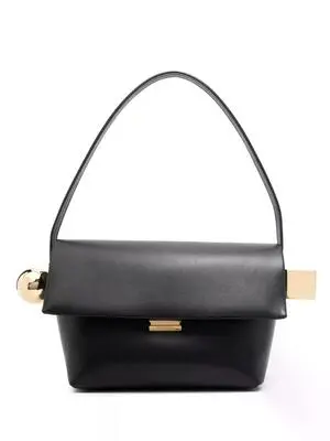 Jacquemus Rond Carré Shoulder Bag - Black