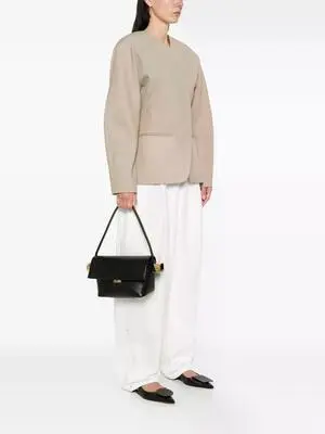 Jacquemus Rond Carré Shoulder Bag - Black