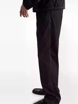 Prada Wide-leg Cotton Trousers