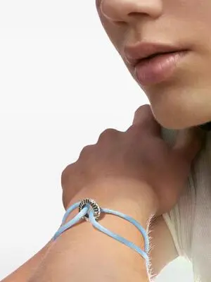 LOEV 14kt White Gold Diamond Pavé Pendant Bracelet - Blue