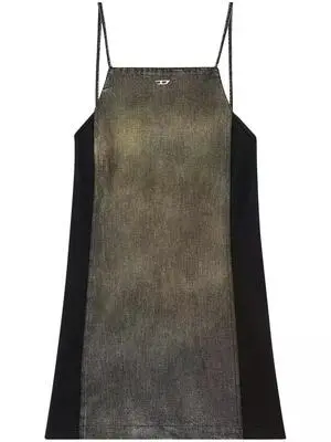 DIESEL® Denim A-line Dress - Black