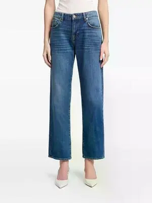 7 For All Mankind Calie Straight-leg Jeans